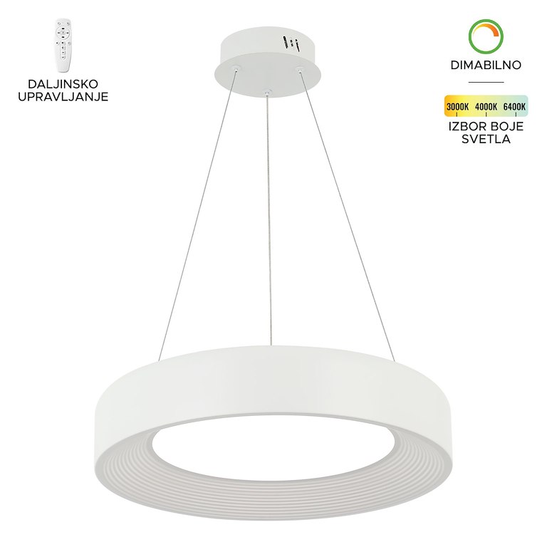 LED viseća lampa F2096-67V WH