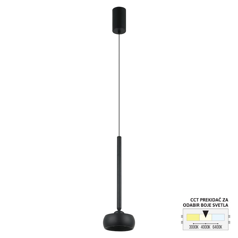 LED viseća lampa F2613-12V BK