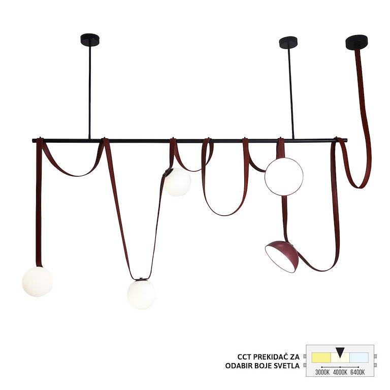 LED viseća lampa FK2100-20V BK/BR