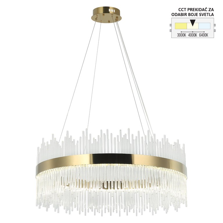 LED visilica CCT KP7006-90V BZ