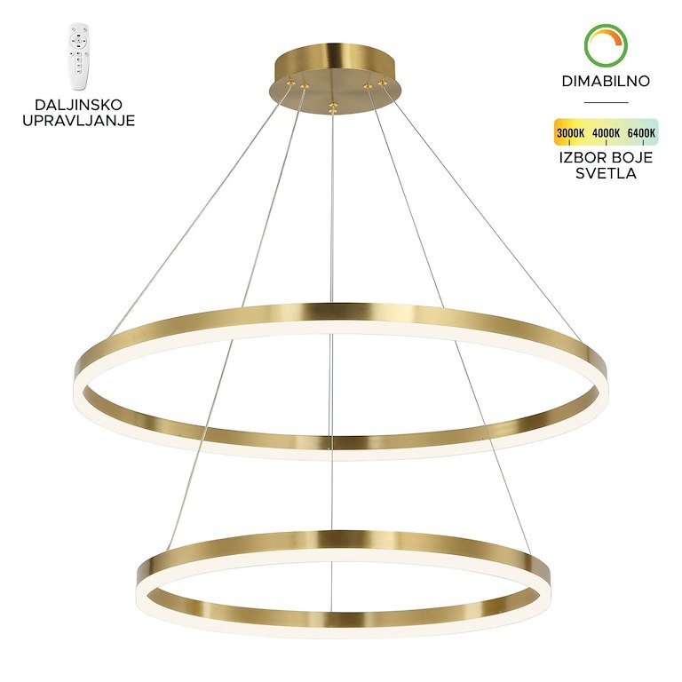 LED visilica F2047-100V SG