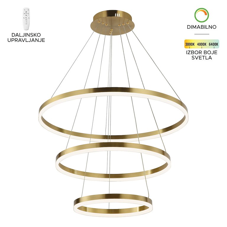 LED visilica F2047-130V SG