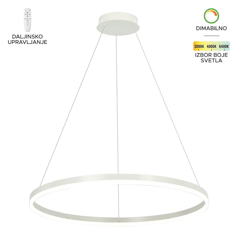 LED visilica F2047-⁠56V WH