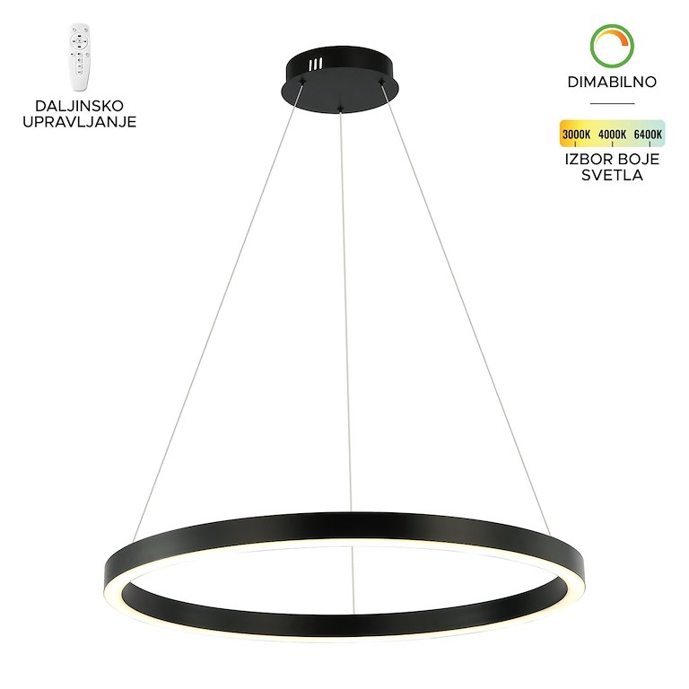 LED visilica F2048-⁠56V BK