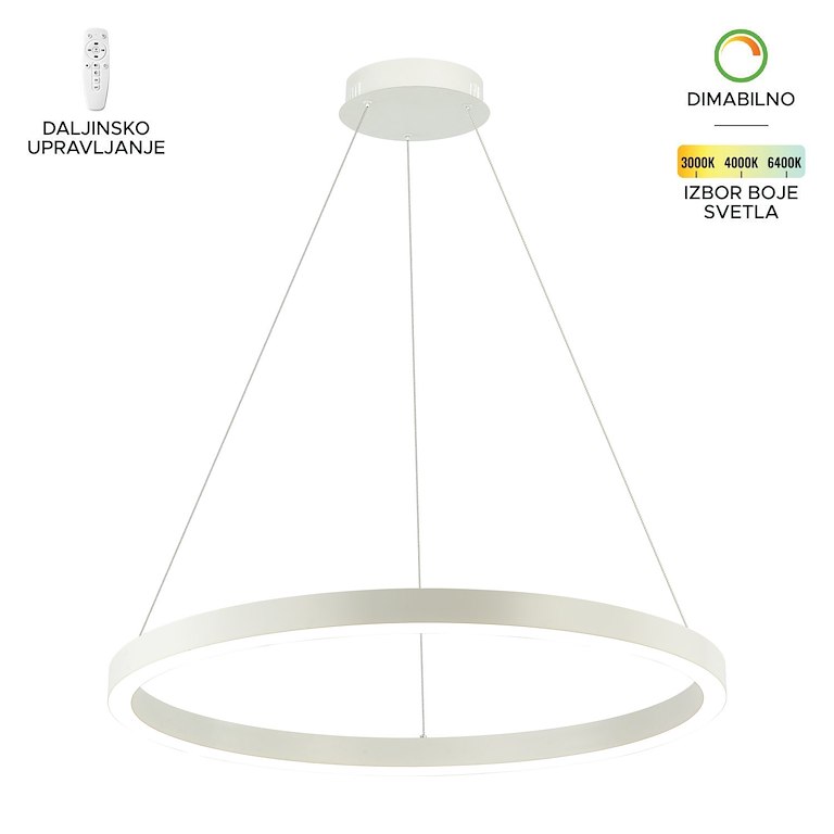 LED visilica F2048-⁠56V WH