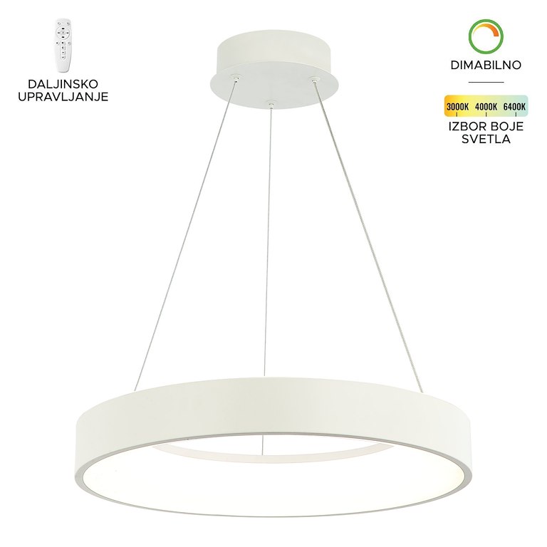 LED visilica F2049-66V WH