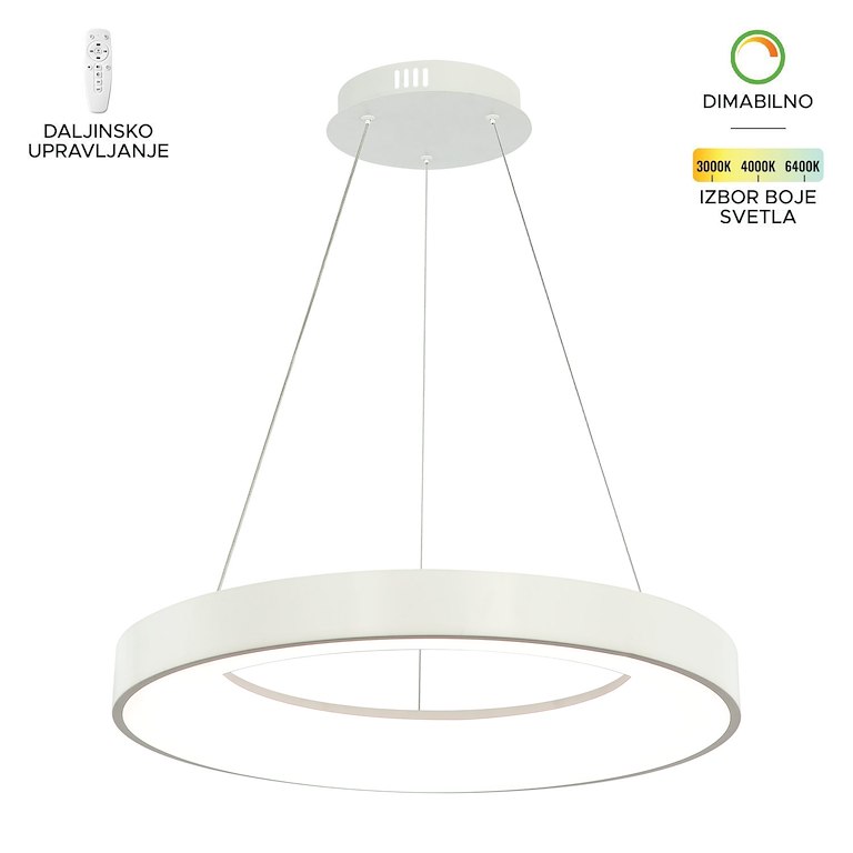 LED visilica F2049-86V WH