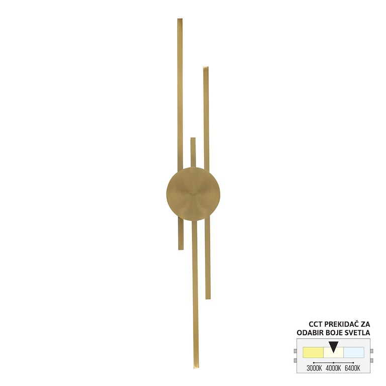 LED zidna lampa F2612-24Z SG