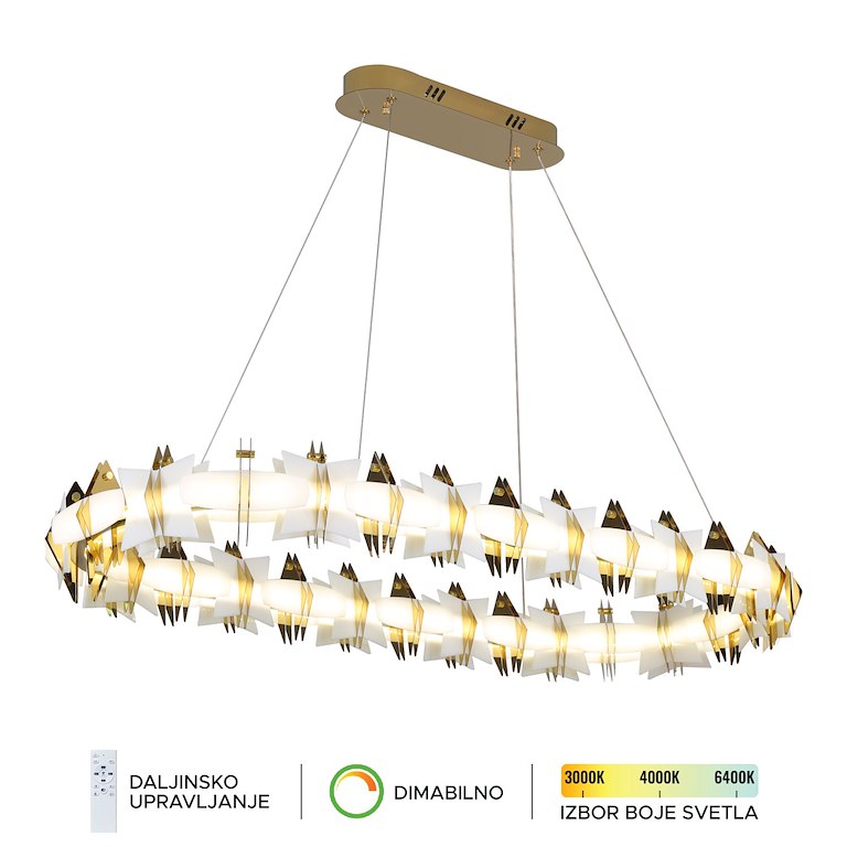 LED visilica KP4000-75V T