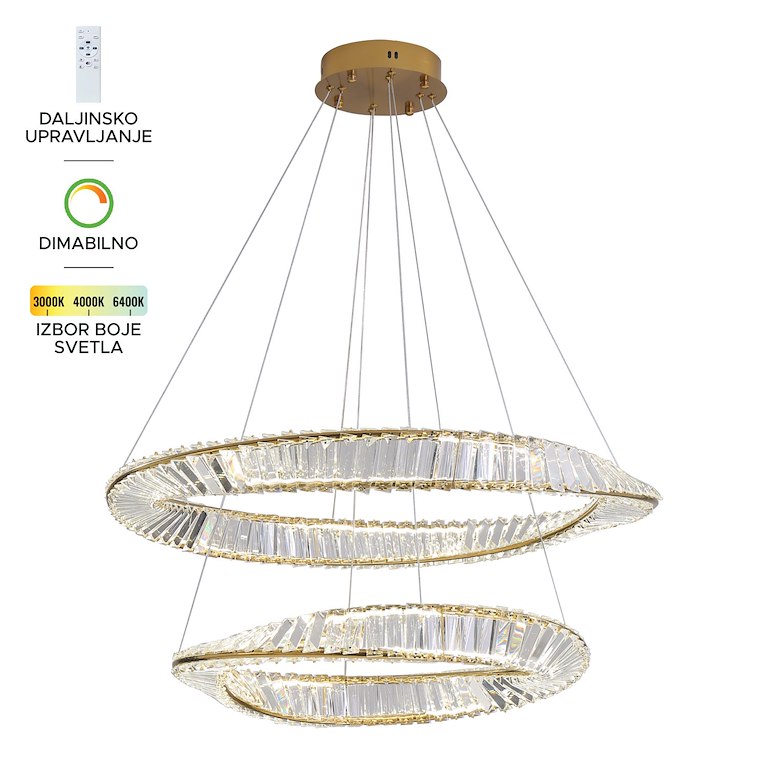 LED visilica KP6045-130V T