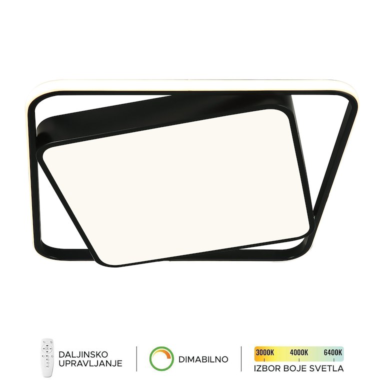 LED plafonska lampa F2822-⁠50C BK