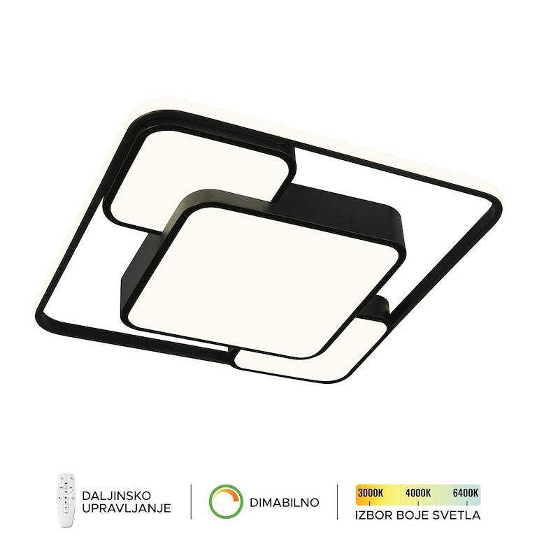 LED plafonska lampa F2823-50C BK