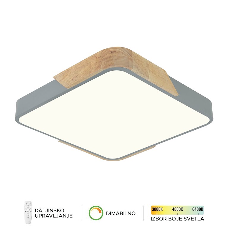 Plafonska lampa F2812-30C GY+WD