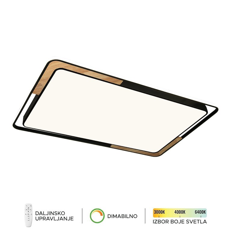 LED plafonska lampa F2820-120C BK