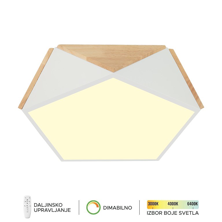 LED plafonska lampa F2810-⁠24C WH+WD