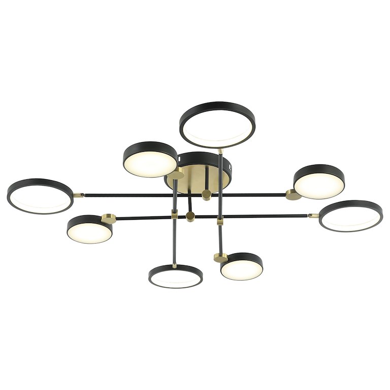 LED plafonska lampa F2036-60C BK+SG