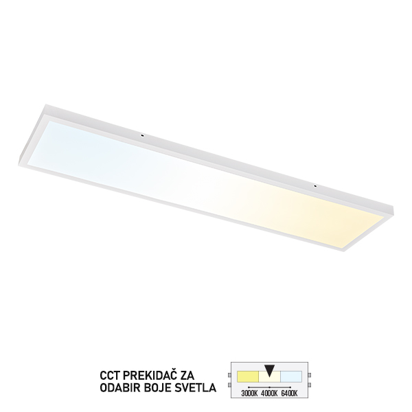 LED panel nadgradni 1200×300 LPA-08-1350P CCT