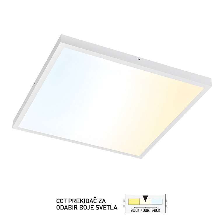 LED panel nadgradni 600×600 LPA-⁠08-⁠50S CCT
