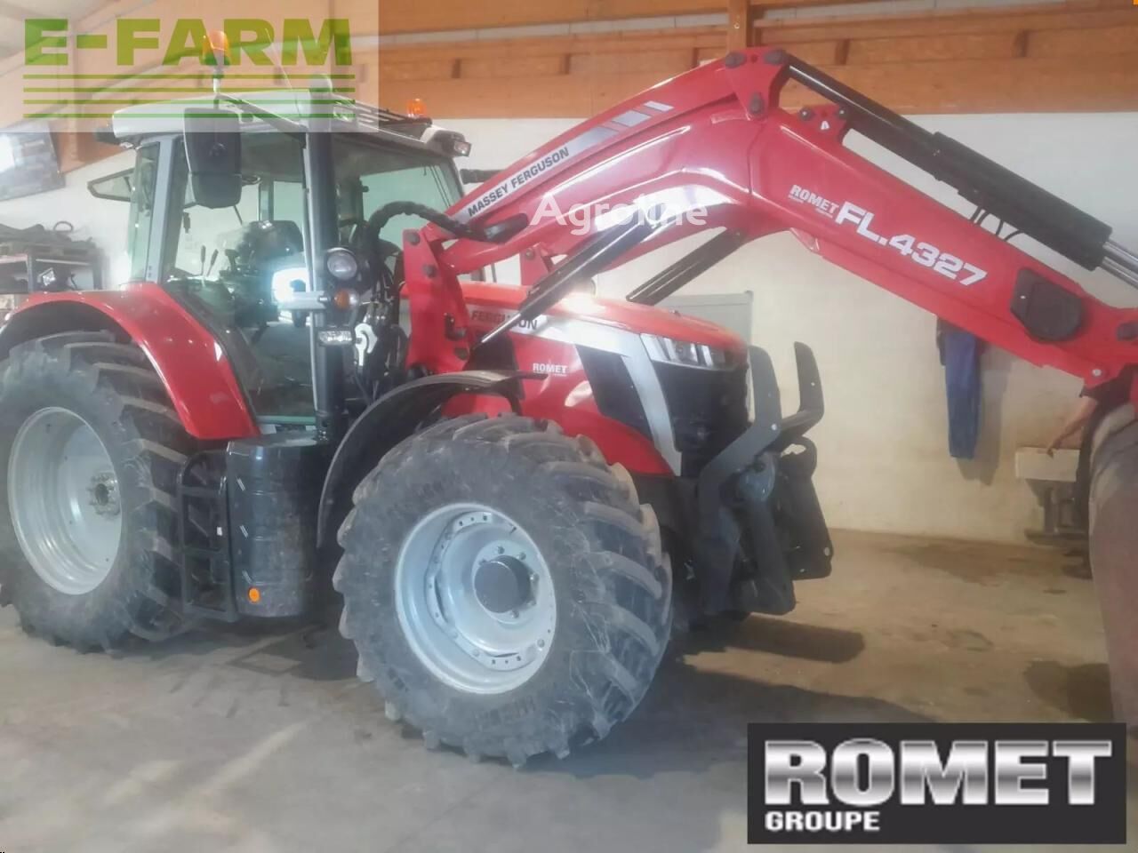 Massey Ferguson 6s-135 d6 ef dx traktor točkaš