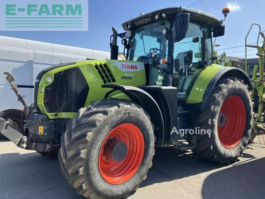 Claas arion 660 cis + traktor točkaš