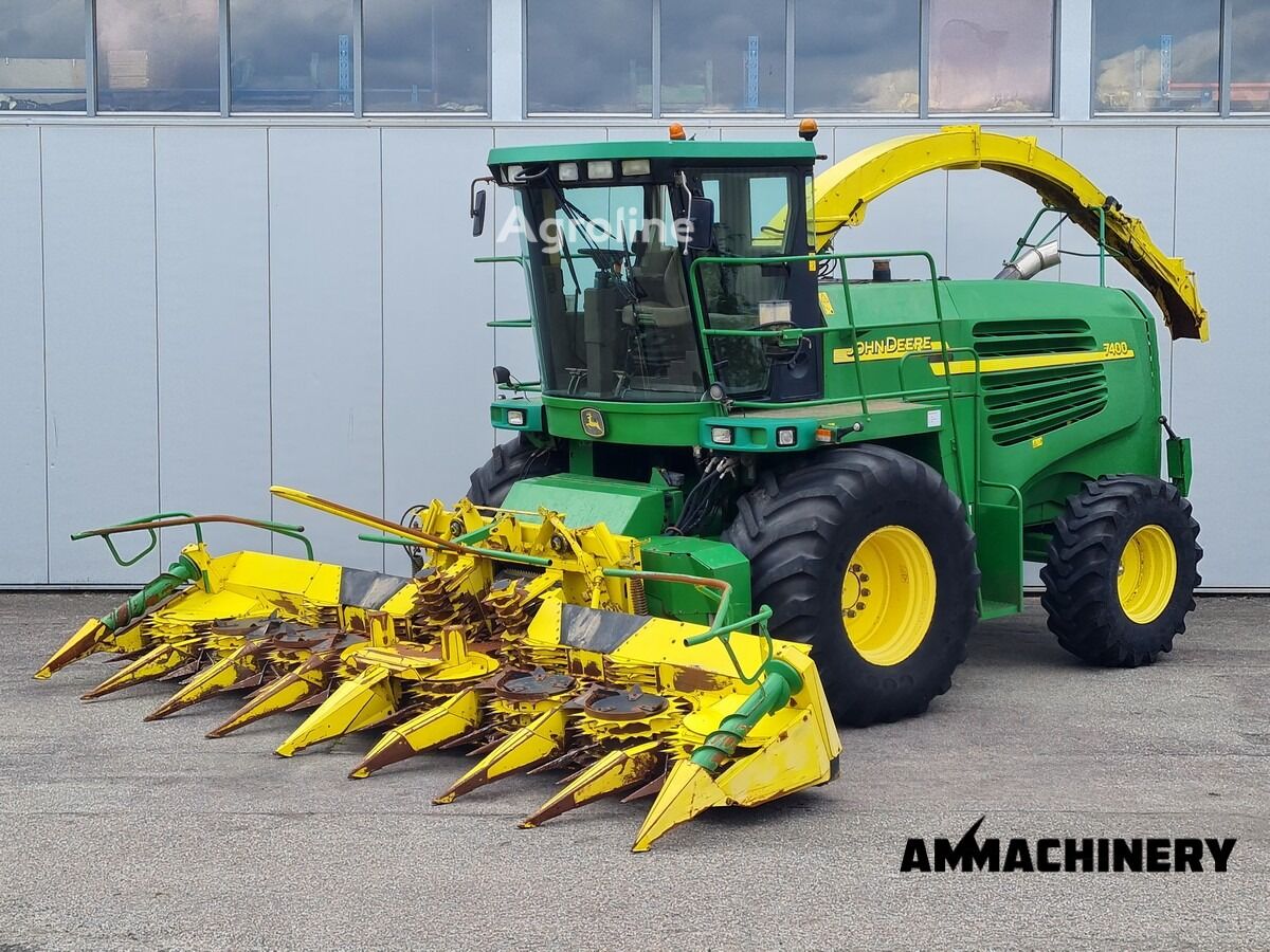 John Deere 7400 including Kemper 360 krmni kombajn