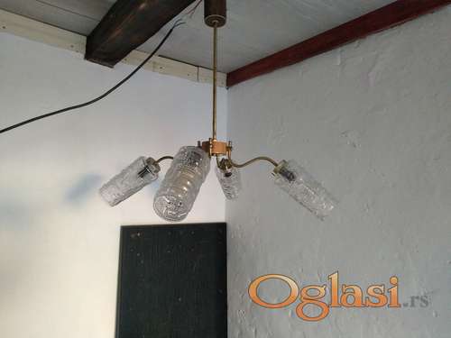 stari retro luster sa 4 lampe