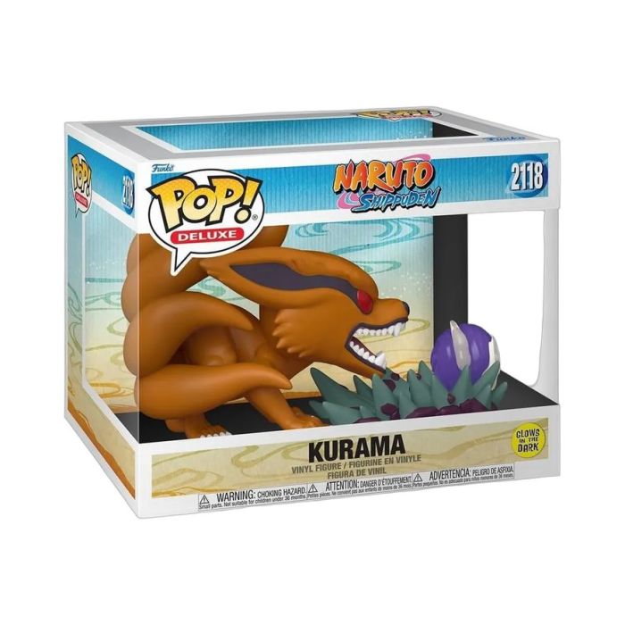 Figura Funko POP! Deluxe: Naruto Shippuden - Kurama (Glow)