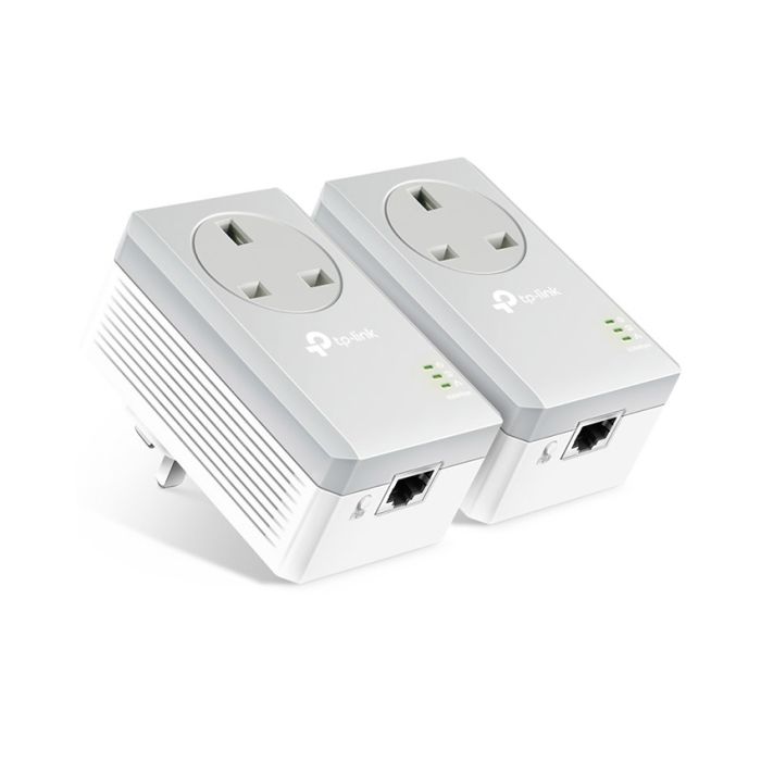 Powerline adapter TP-Link TL-PA4010P KIT Passthrough Powerline 600 Starter Kit