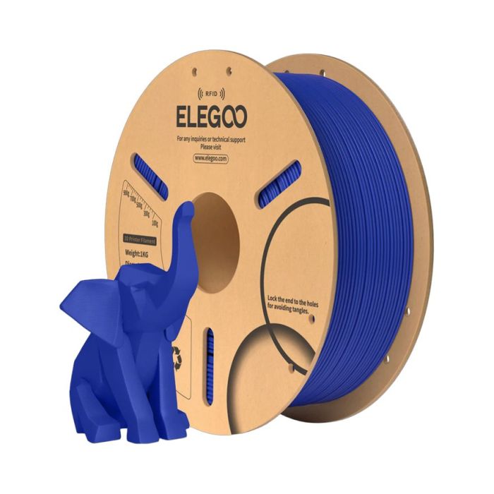 Filament Elegoo PLA 1.75mm 1kg Dark Blue Paper Spool (RFID)