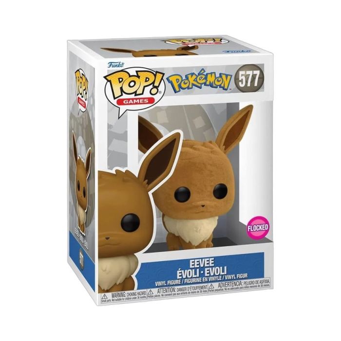 Figura Funko POP! Games - Pokemon - Evoli Flocked