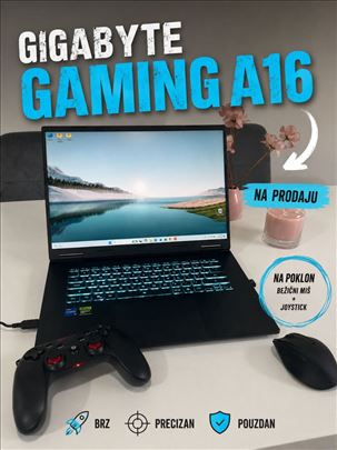 Laptop Gigabyte A16 3,5 god garancije