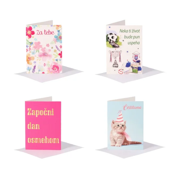 Minicard, čestitka, Everyday, miks