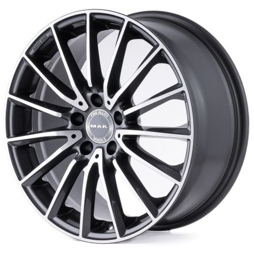Alu felna 21x10.0J 5/112 ET52 MAK Komet Gun Met-Mirror Face