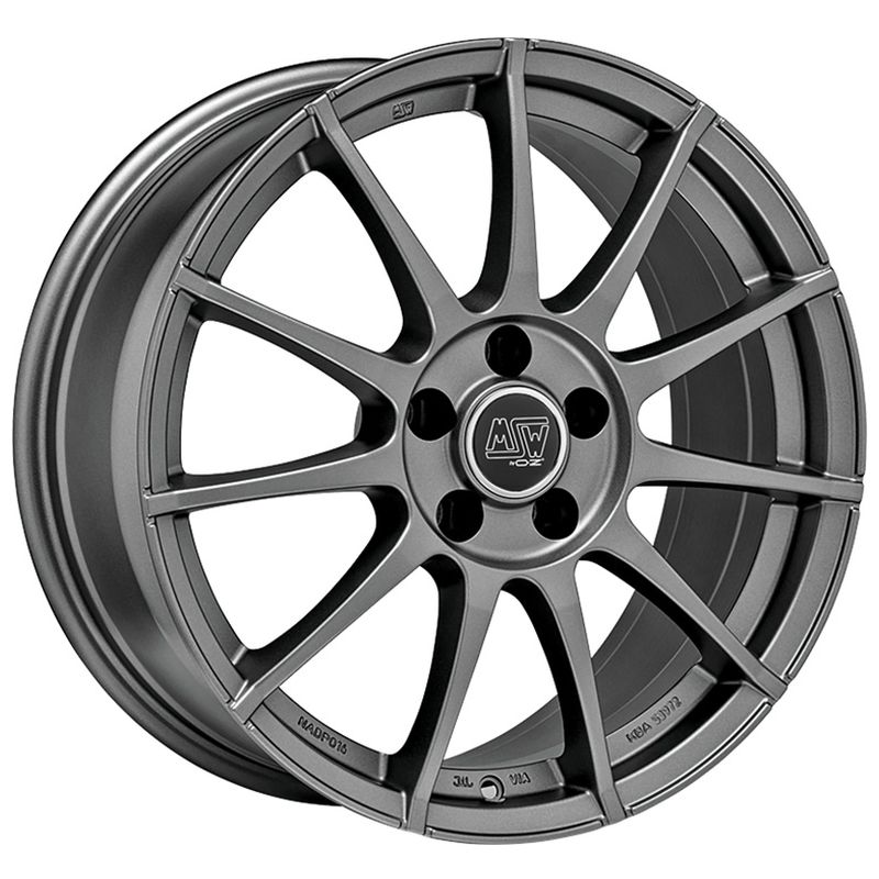 Alu felna 15x6.0J 5/100 ET38 MSW 85 Matt Graphite