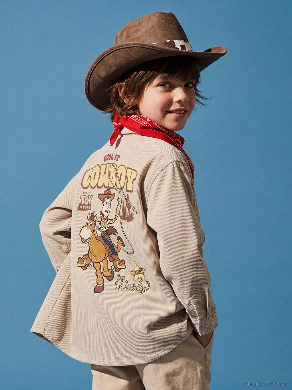 LCW Kids Dečije Pantalone Sa Elastičnim Strukom I Toy Story Printom