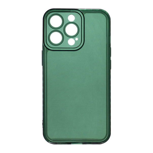 Maska za iPhone 13 Pro Max zelena, Clear color