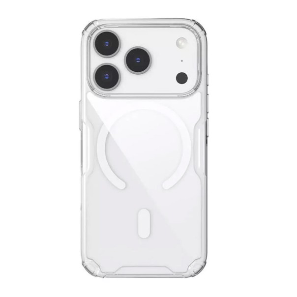 Maska za iPhone 17 Pro Nillkin Nature Pro Magnetic bela