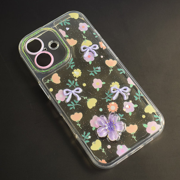 Maska za iPhone 16 Leamon Spring Romance