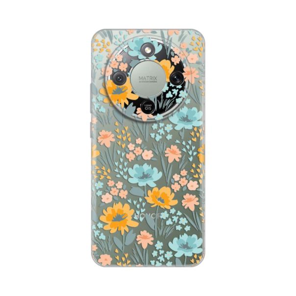 Maska za Honor Magic 8 Lite Lovely Flowers Silikonska Print Skin