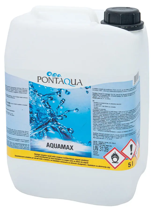 AquaMax 5 Lit. - Kombinovano oksidaciono sredstvo za dezinfekciju bez Hlora