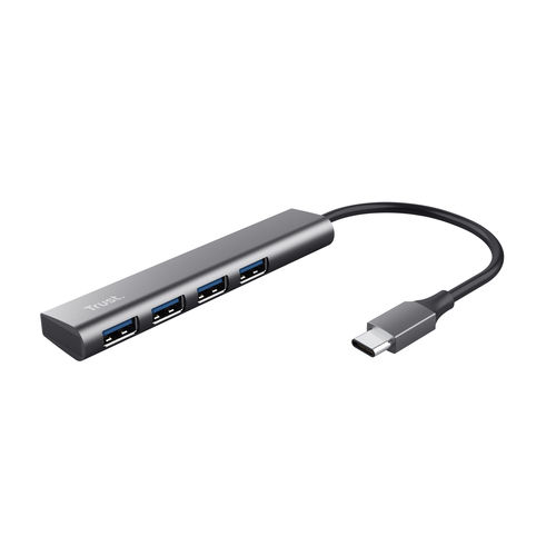 Adapter TRUST HALYX USB-3.2/4xUSB/siva