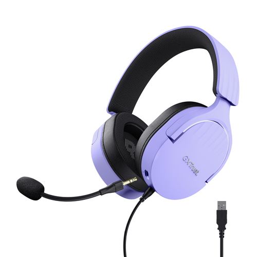 Slušalice TRUST GXT490P FAYZO 7.1/ USB/ljubičasta