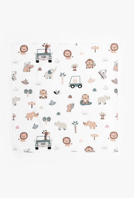 PELENA OD MUSLINA SAFARI 80X80