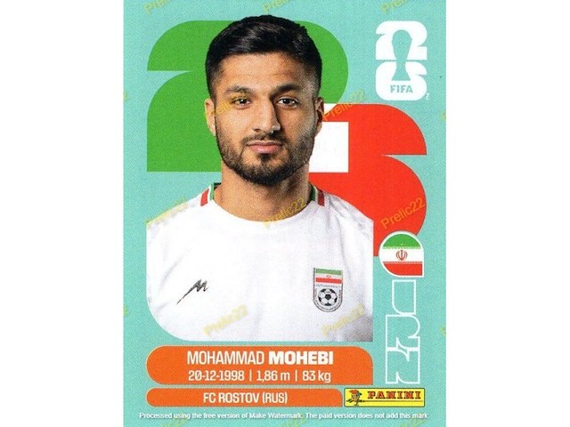 FIFA WORLD CUP 2026 broj IRN16 (čitaj opis)