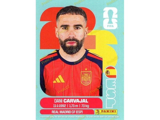 FIFA WORLD CUP 2026 broj ESP07 ESP7 (čitaj opis)