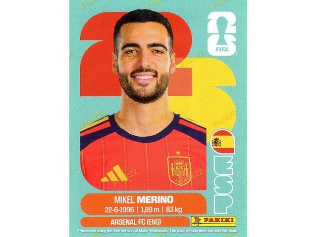 FIFA WORLD CUP 2026 broj ESP14 (čitaj opis)