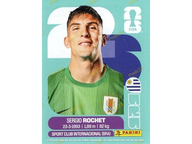 FIFA WORLD CUP 2026 broj URU02 URU2 (čitaj opis)