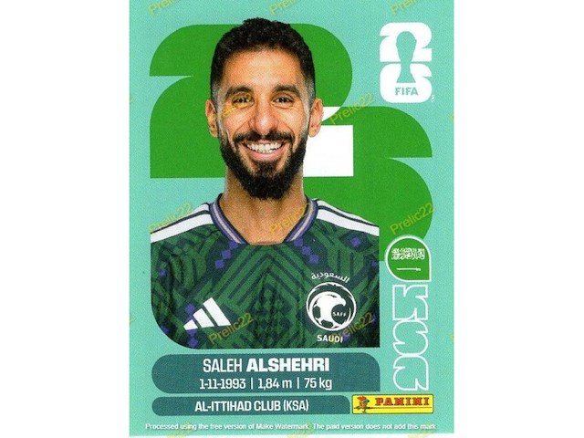 FIFA WORLD CUP 2026 broj KSA19 (čitaj opis)