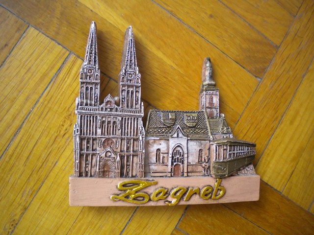 ZAGREB, magnet za frizider (6)