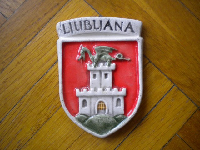 LJUBLJANA SLOVENIJA, magnet za frizider (4)